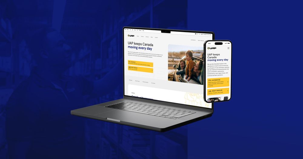 Complete redesign of the UAP website — Nmédia